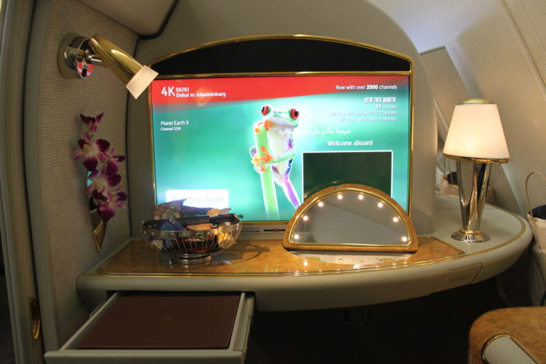 EK：エミレーツ航空【A380ファーストクラス】EK761：ドバイ(DXB)－ヨハネスブルグ(JNB) | マイルでファーストクラス全制覇を ...