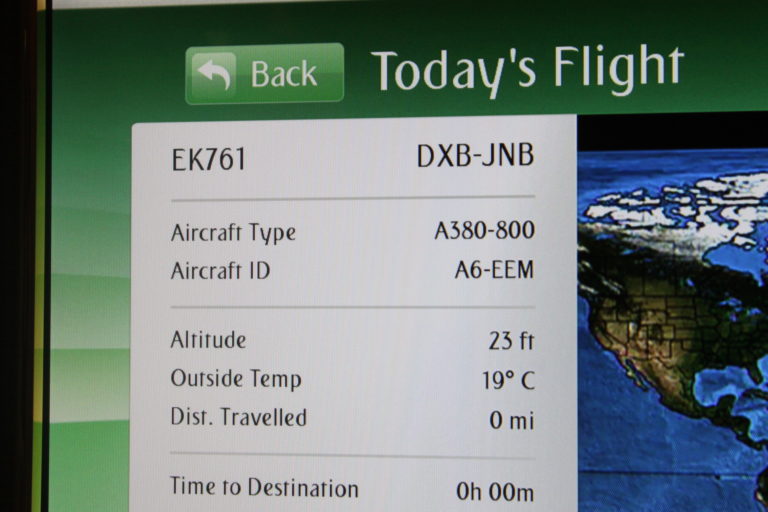 EK：エミレーツ航空【A380ファーストクラス】EK761：ドバイ(DXB)－ヨハネスブルグ(JNB) | マイルでファーストクラス全制覇を ...